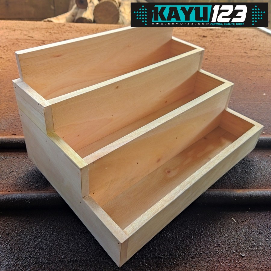 Jual Rak Kayu Serbaguna 6cm Tempat Botol Rak Bumbu Full Kayu (RK-36 ...