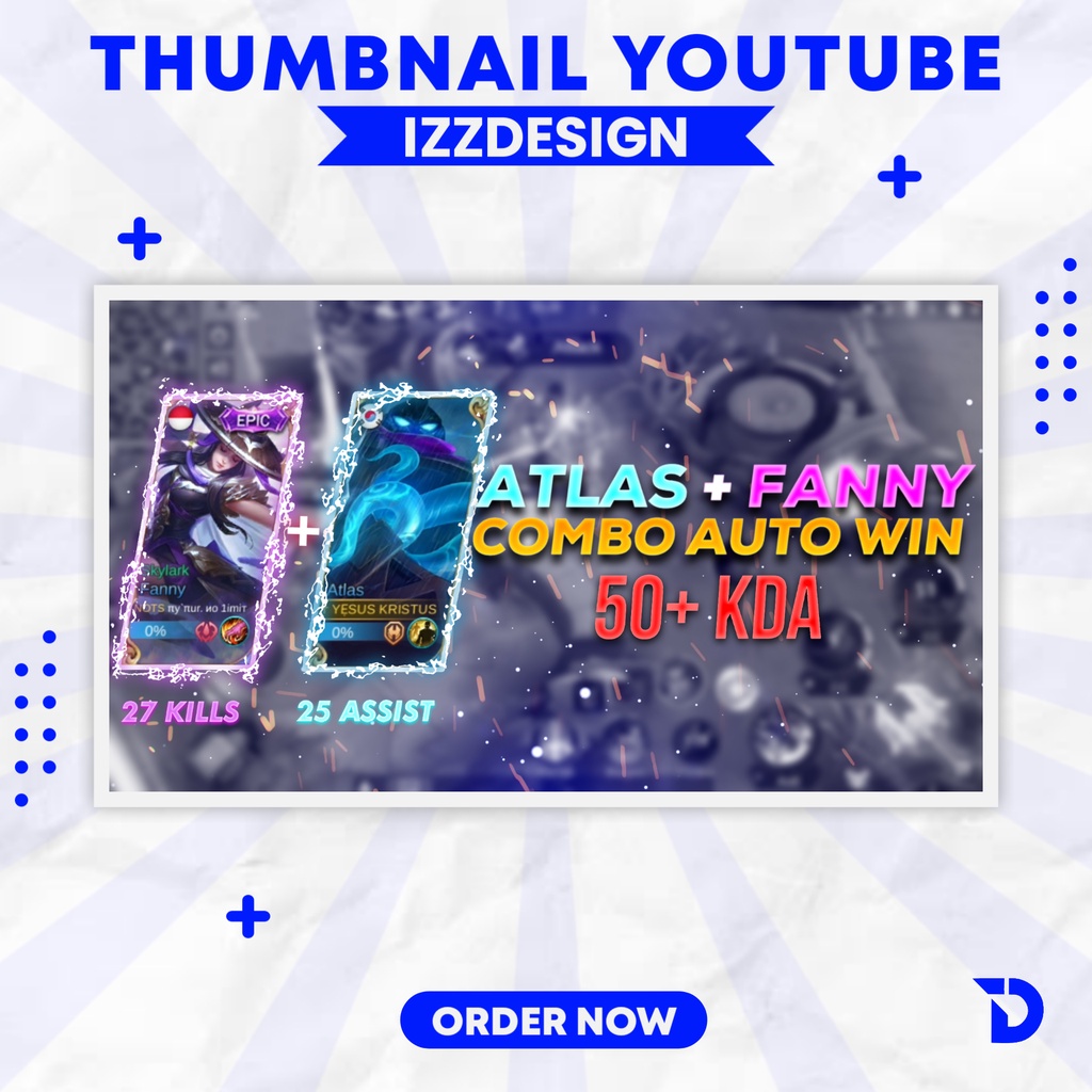 Jual Jasa Desain Thumbnail Video/Konten YouTube | Jasa Pembuatan Semua ...