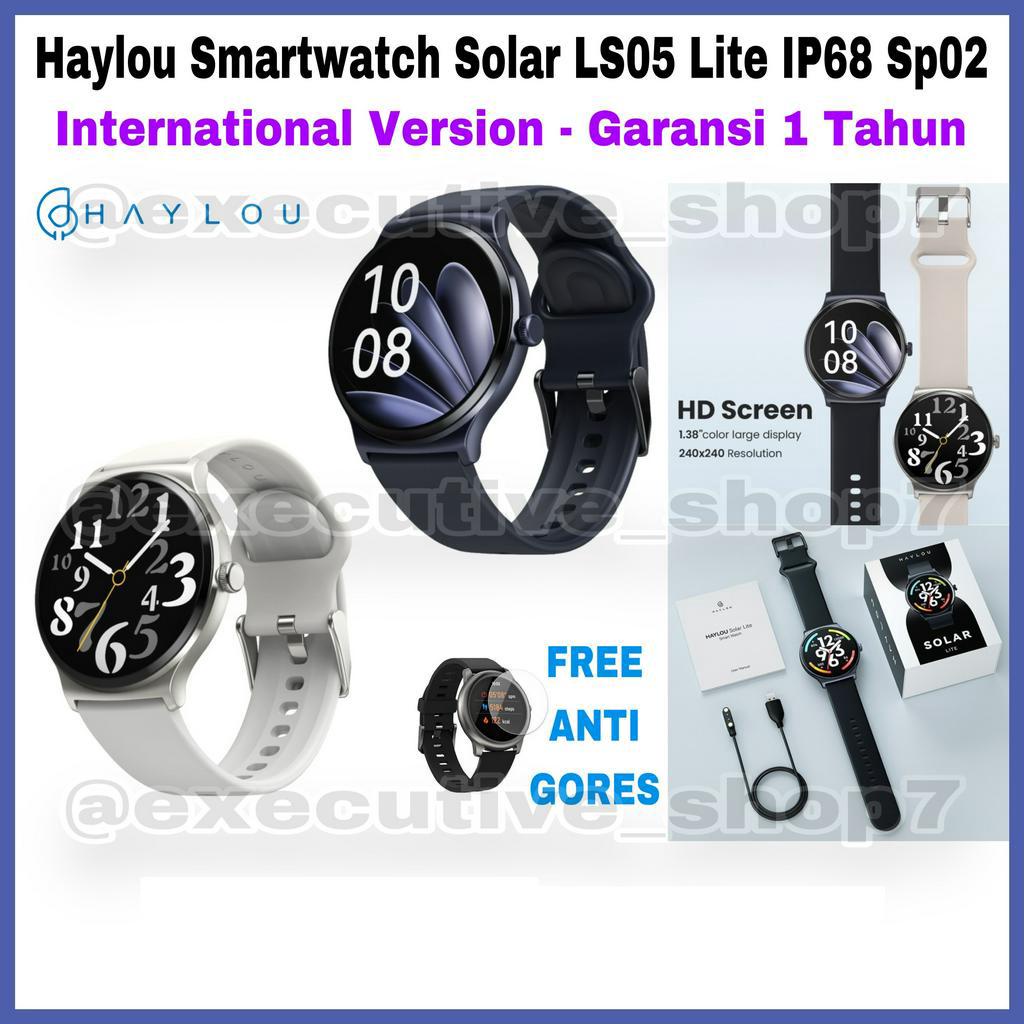 Jual Haylou Smartwatch Solar LS05 Lite IP68 Sp02 - International ...