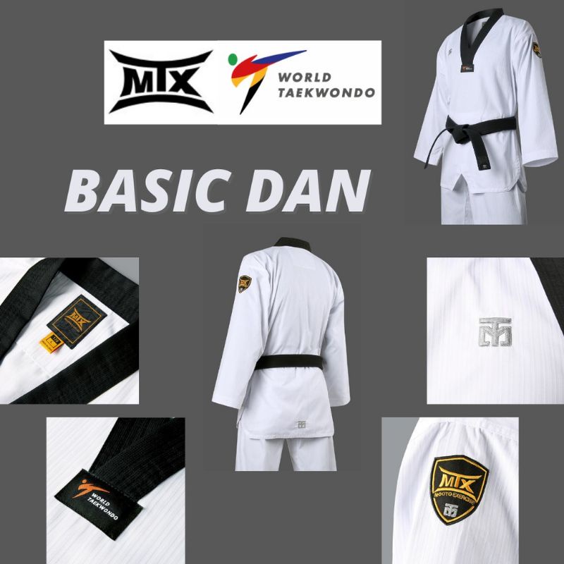 Jual Dobok Taekwondo MTX by MOOTO Basic DAN Original | Shopee Indonesia