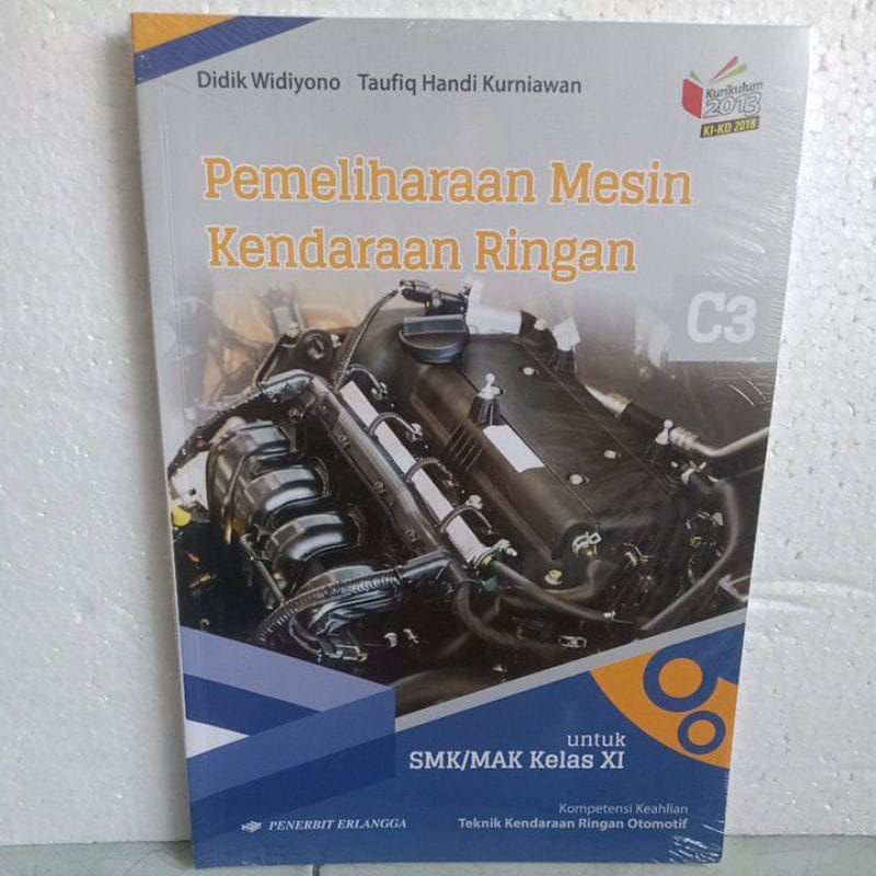 Jual Buku pemeliharaan mesin kendaraan ringan untuk SMK XI Erlangga ...