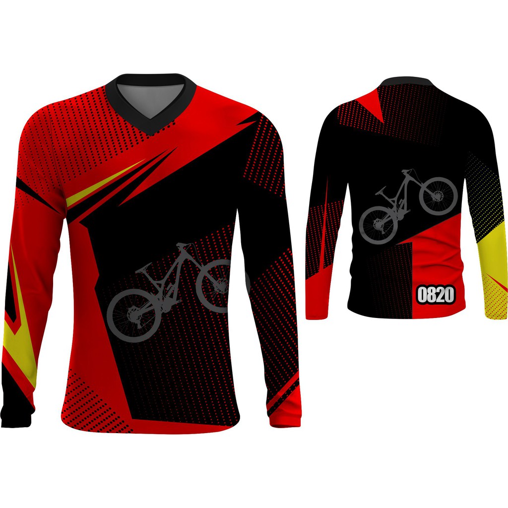Jual Jersey kaos pakaian bersepeda sepeda gowes MTB downhil funbike fun ...