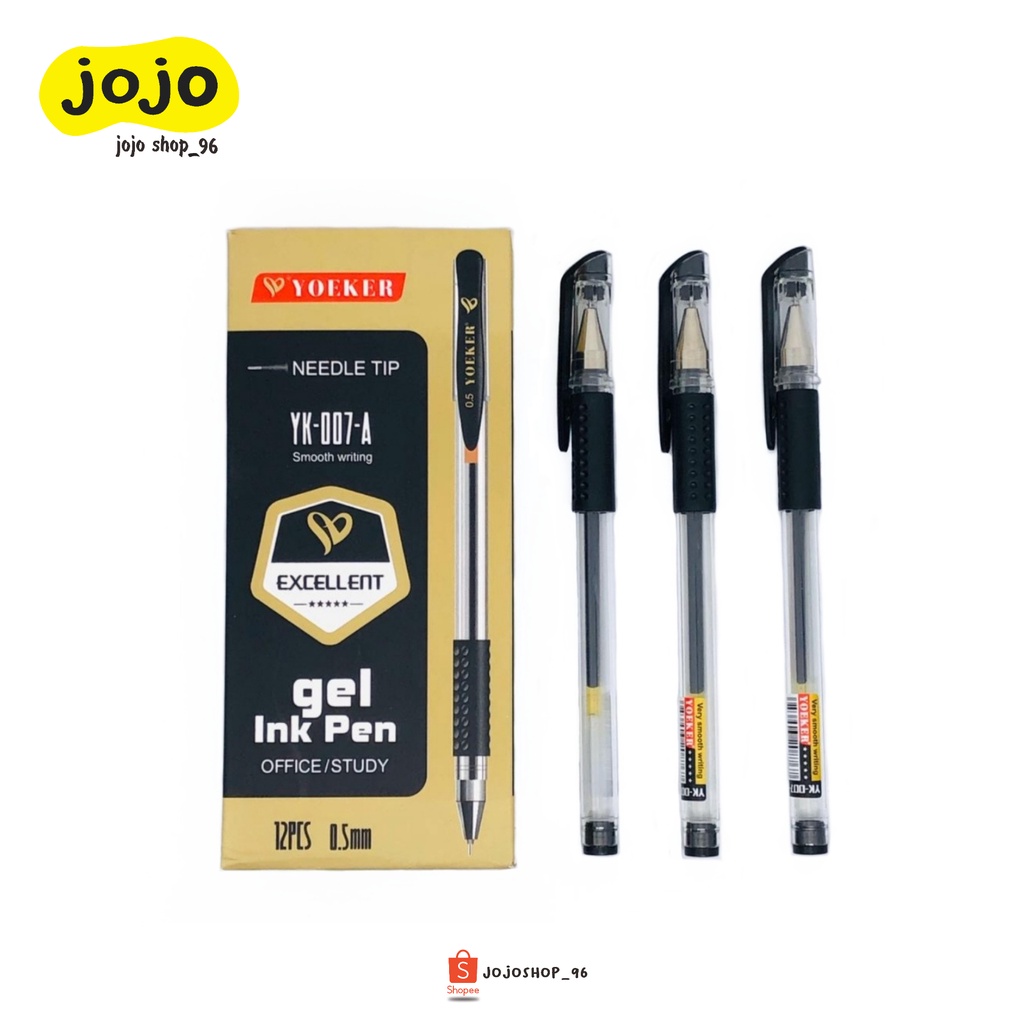 Jual Ballpoin | Pena | Pulpen YOEKER Needle Tip YK-007-A Smooth Writing ...