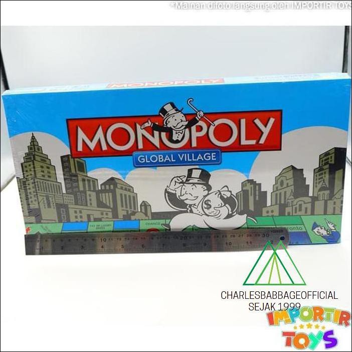 Jual Mainan Monopoly Edisi Global Village Besar Kualitas T Komplit Set ...