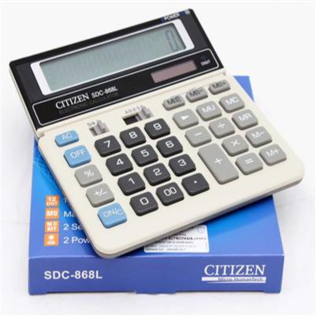Jual Calculator Citizen SDC-868L 12 digit | Shopee Indonesia