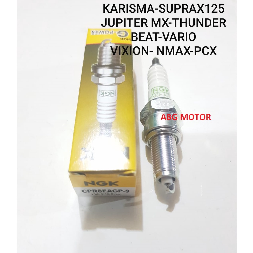 Jual BUSI RACING NGK G POWER CPR8EAGP-9 VIXION NMAX PCX THUNDER VARIO ...