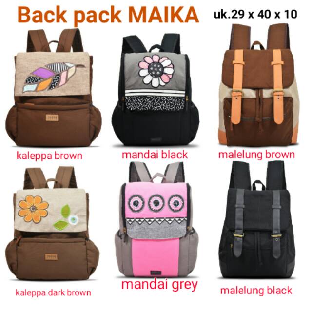 Jual Maika backpack (serba etnik) | Shopee Indonesia