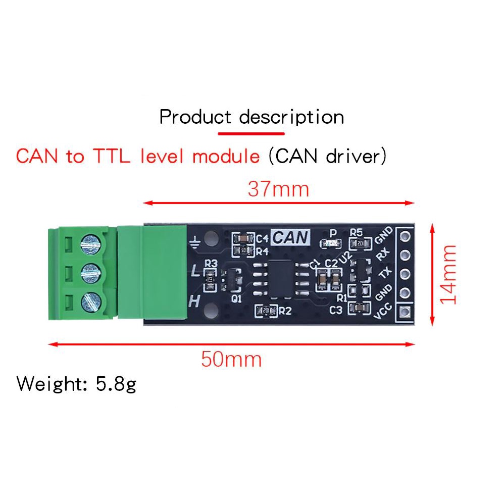 Jual Taidacent Can Bus To Ttl Serial Port Converter Adapter