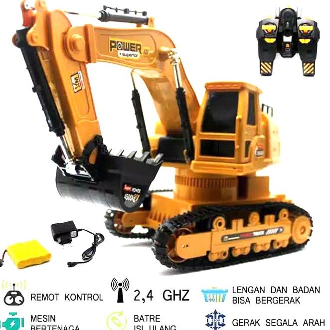 Jual Mainan Remote Control RC Extreme Excavator Superior Performance ...