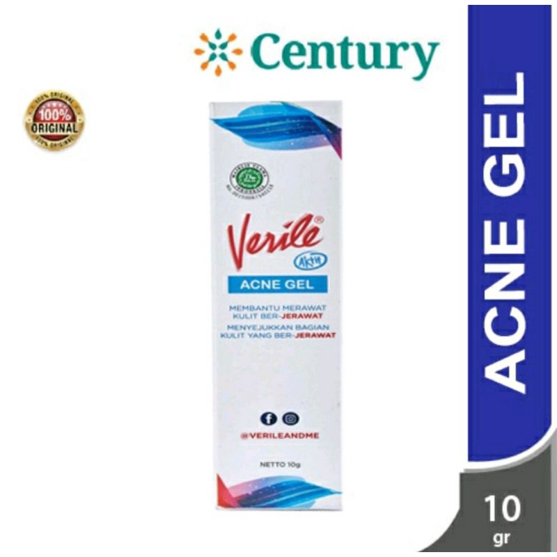 Jual Verile acne gel 10g | Shopee Indonesia