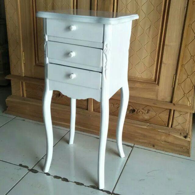 Jual Meja Nakas Cempolong Bed Side Table Kayu Jati Serbaguna Mebel ...
