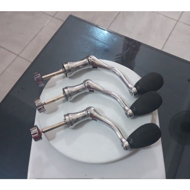 Jual Reel Handle/engkol ukuran 1000 2000 3000 4000 5000 6000 cnc besi ...