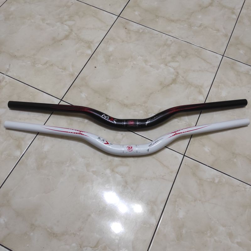 Jual HANDLEBAR STANG SEPEDA MX ALLOY WARNA HITAM ATAU PUTIH OS OVERSIZE | Shopee Indonesia