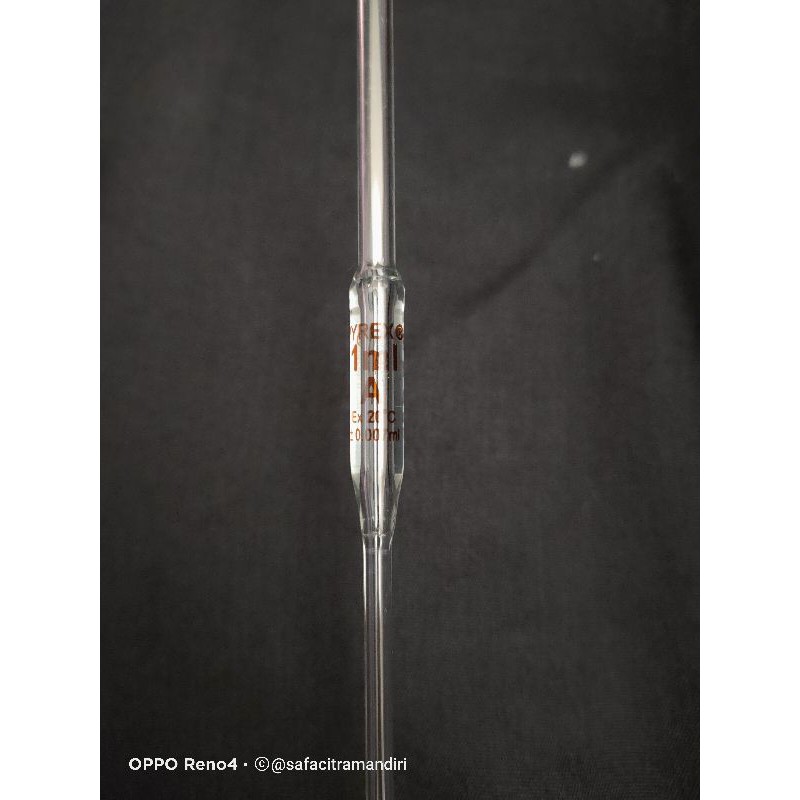 Jual Pipet Volume/ Pipet Gondok 1ml class A Pyrex | Shopee Indonesia