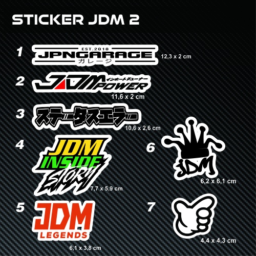 Jual Sticker Stiker JDM JPNGarage JDM Power Inside Story Legends ...