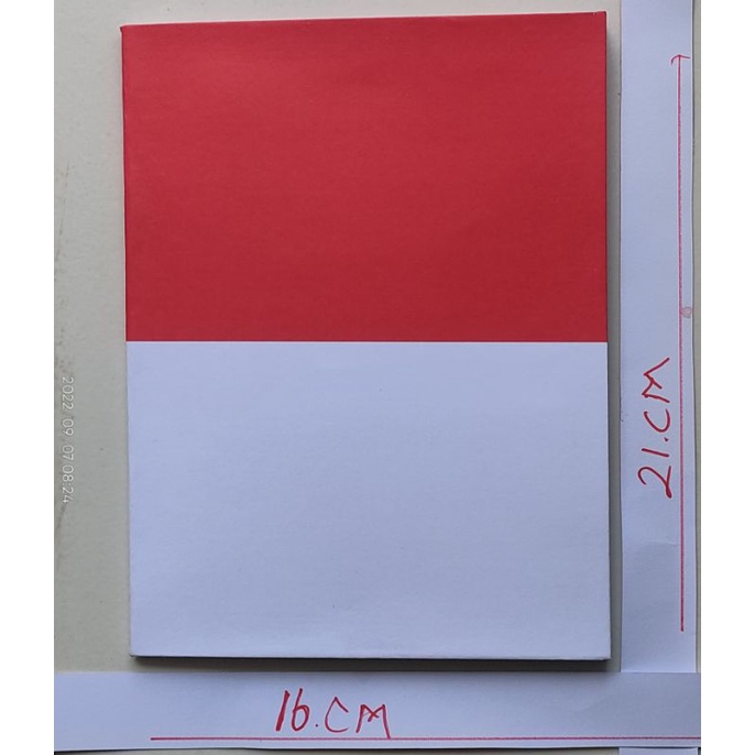 Jual 🇮🇩BUKU MERAH PUTIH ukuran kwarto (16x21cm)🇮🇩 | Shopee Indonesia
