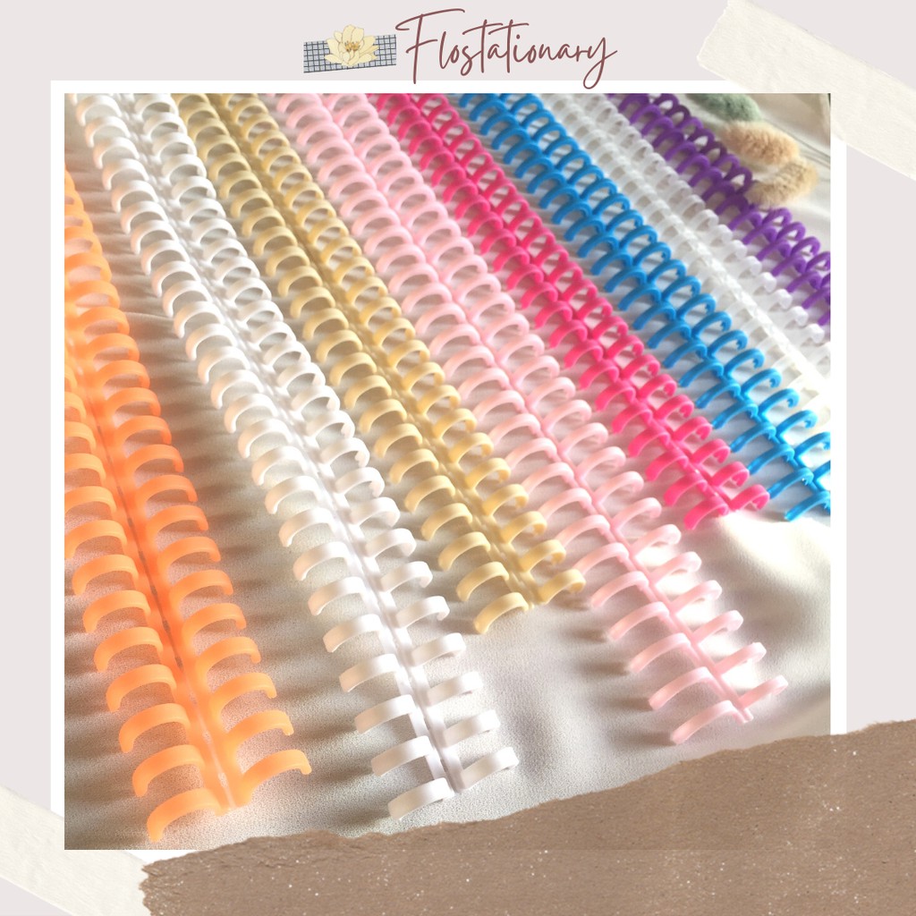 Jual Ring Binder Spiral 30 Holes untuk DIY Binding Ring bisa untuk A4 ...
