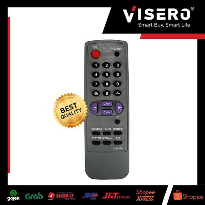 Jual Remote Visero - Khusus Sharp u/ TV Tabung | Shopee Indonesia