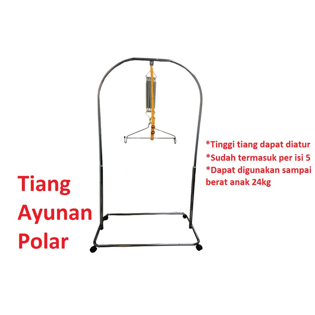 Jual Tiang Ayunan Bayi Polar Set dengan Kain Ayunan Basic dan Kelambu ...