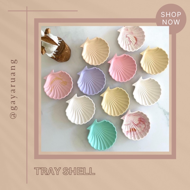 Jual Shell Coaster / Coaster Kerang Aesthetic / Tatakan Perhiasan ...