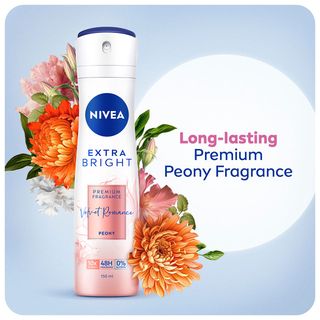 Jual NIVEA Deodorant Spray Extra Bright Premium Fragrance Velvet Romance 150ml - Wangi parfum ...