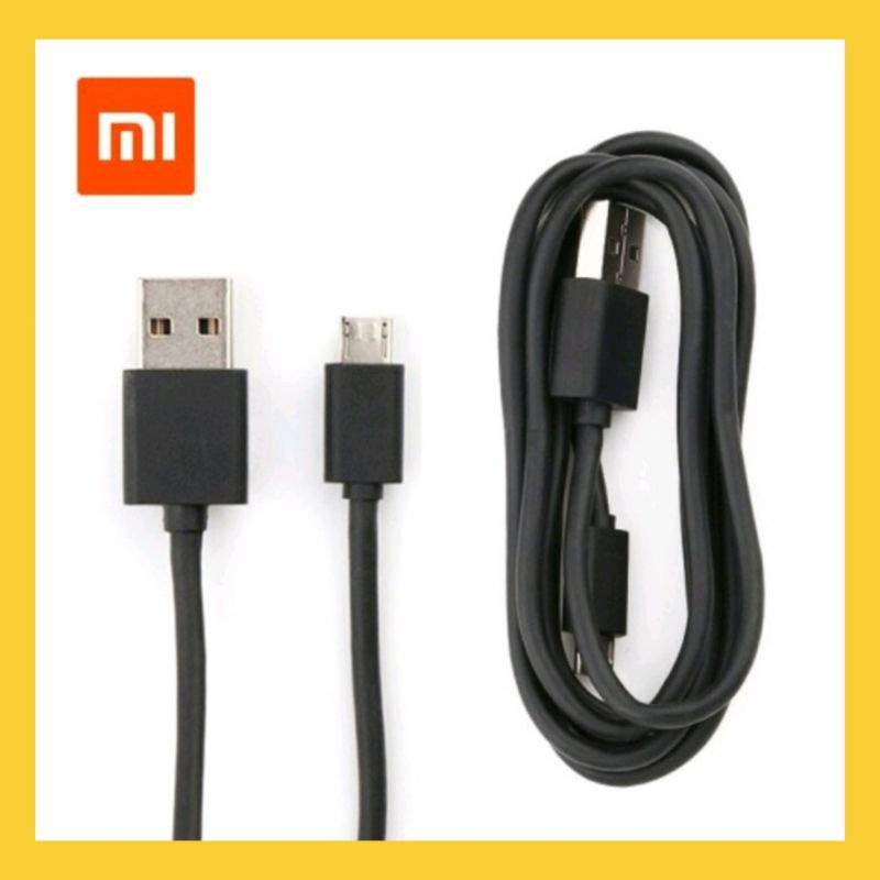 Jual KABEL DATA XIAOMI ORIGINAL - MICRO USB LOGO PETIR ORI 2A 2 AMPERE ...