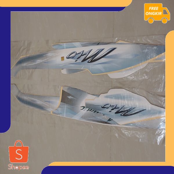 Jual Stiker Bodi / Lis Body / Striping Mio 2009 Putih | Shopee Indonesia