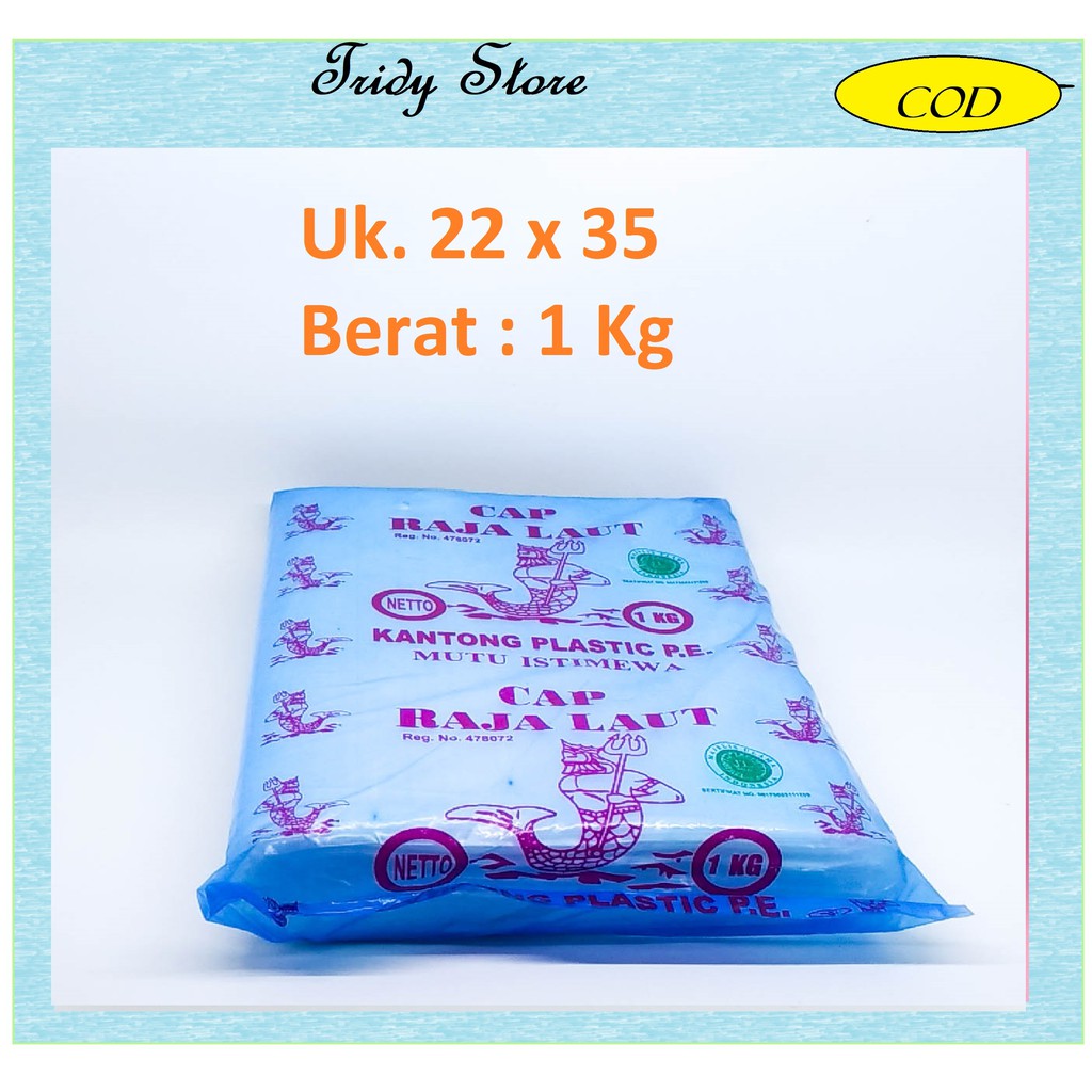 Jual Plastik PE 2kg Uk. 22 x 35 /Plastik Pembungkus /Plastik Bontot ...