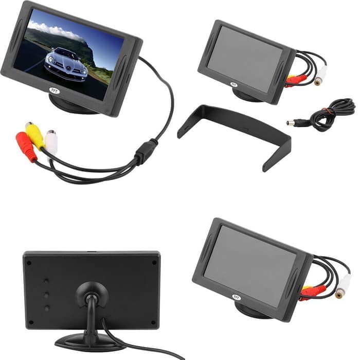 Jual Produk TOP !! TFT LCD 4.5 Inch Car TV Monitor Mobil - Car Monitor ...