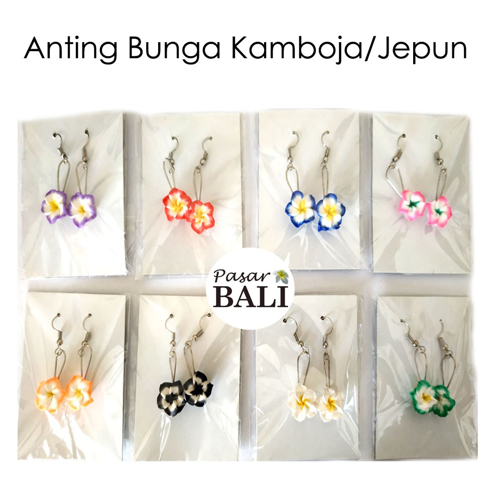 Jual Anting Bunga Kamboja Unik khas Bali | Shopee Indonesia