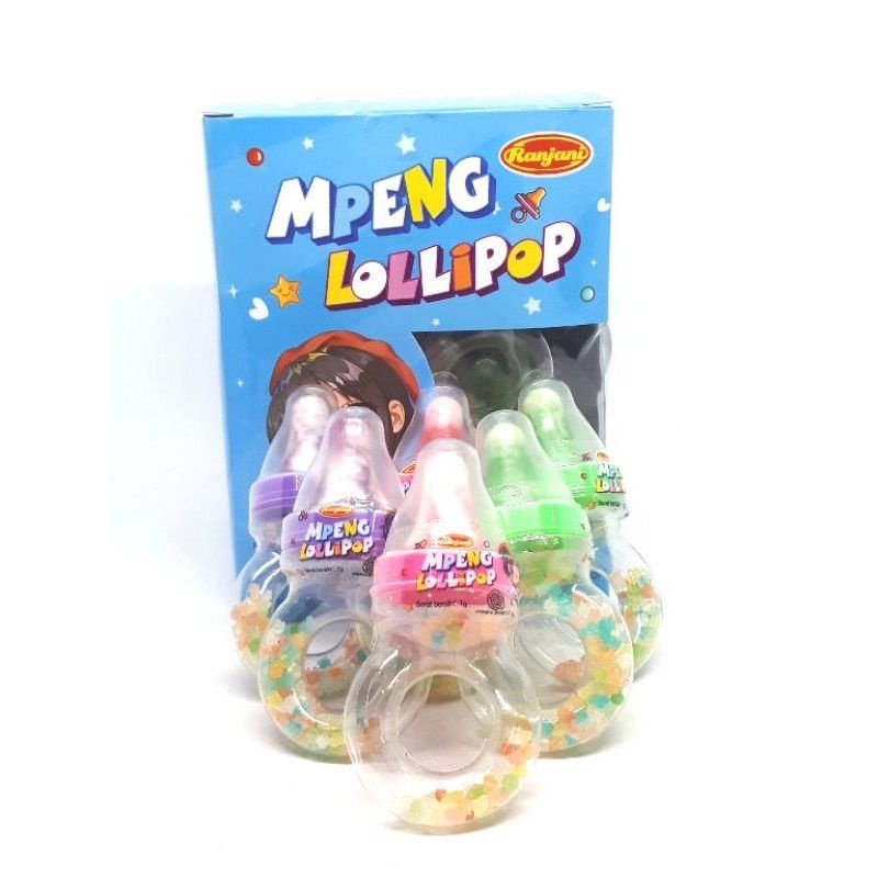 Jual permen Mpeng lollipop (1 pack isi 24 pcs) hrg termurah | Shopee ...