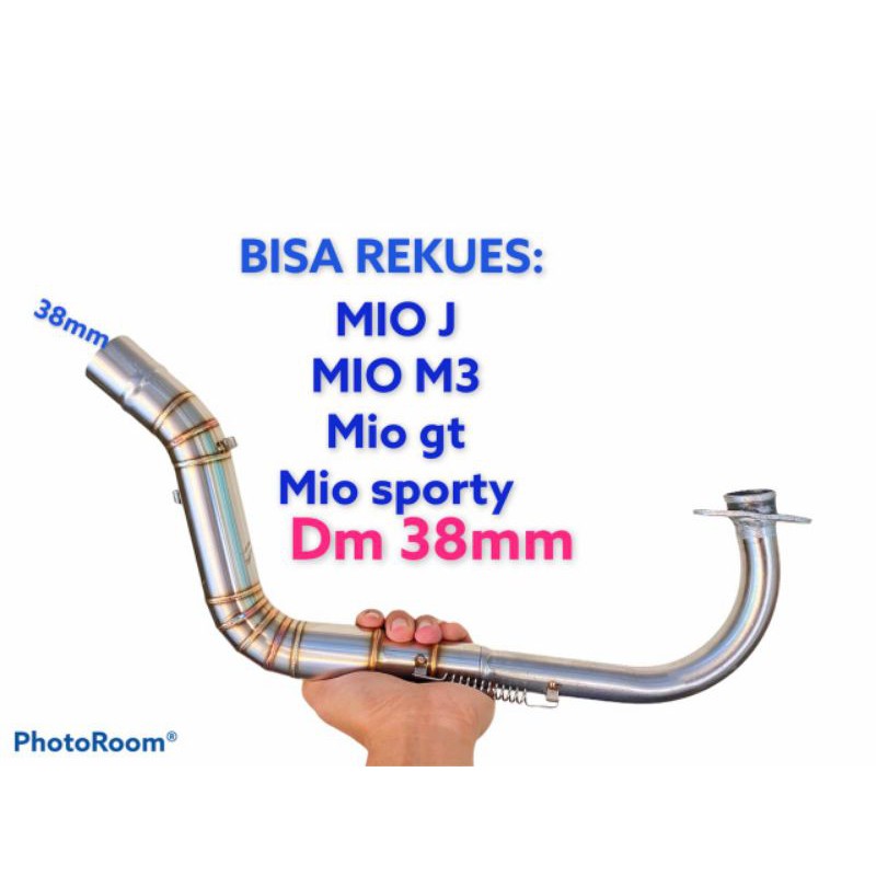 Jual (1kg 2pcs) Terlaris !!! pipa inlet 38 mm header leheran knalpot ...