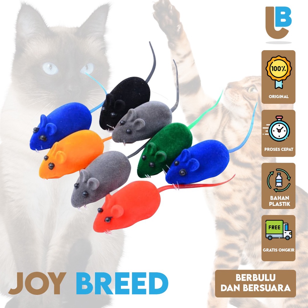 Jual MAINAN KUCING TIKUS BISA BUNYI BILA DITEKAN CAT TOYS MURAH ...