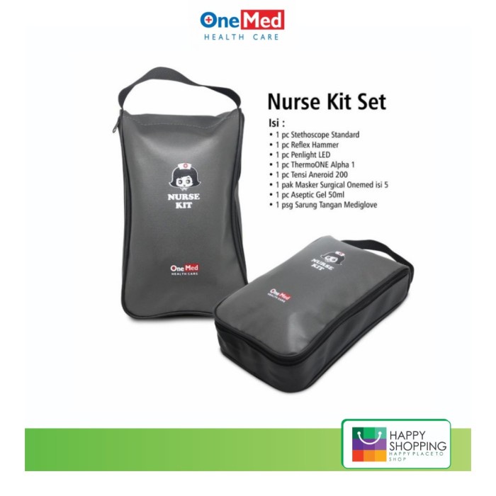 Jual Nurse Kit OneMed / Nursing Kit / Perlengkapan Suster / Nurse Kit ...