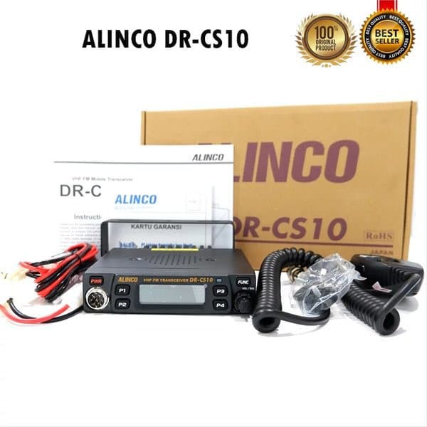 Jual Radio Rig Mobile Alinco DR-CS10 VHF 136-174MHz Original Baru ...