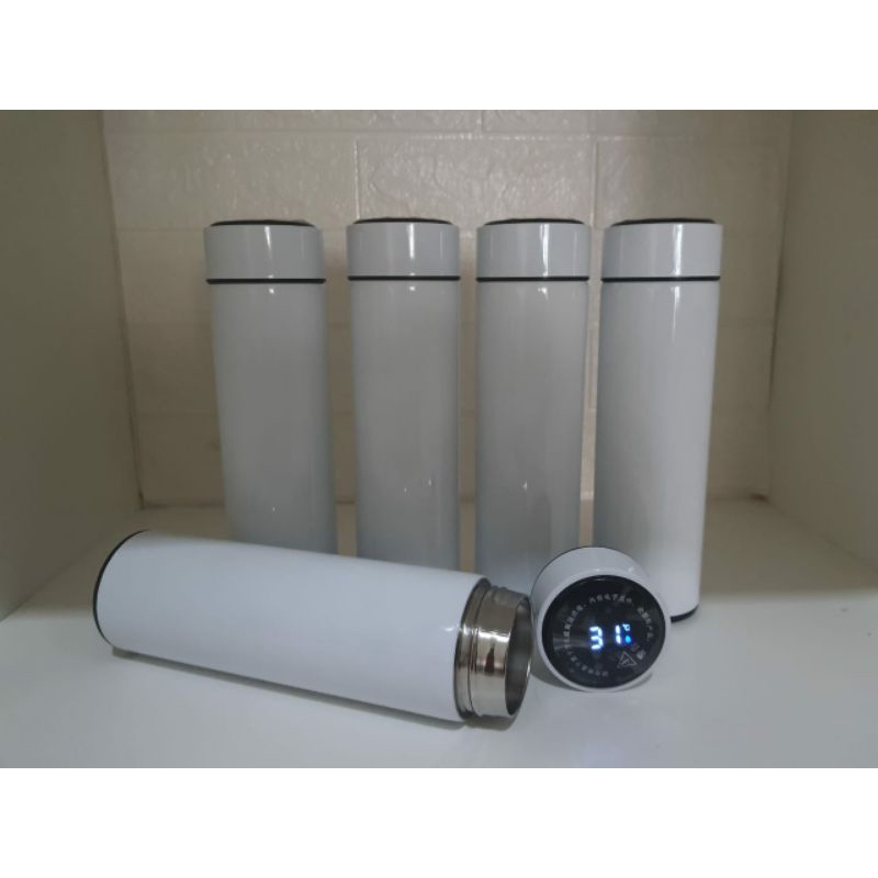 Jual Botol LED Termos suhu termos LED Botol Suhu Exclusive White ...