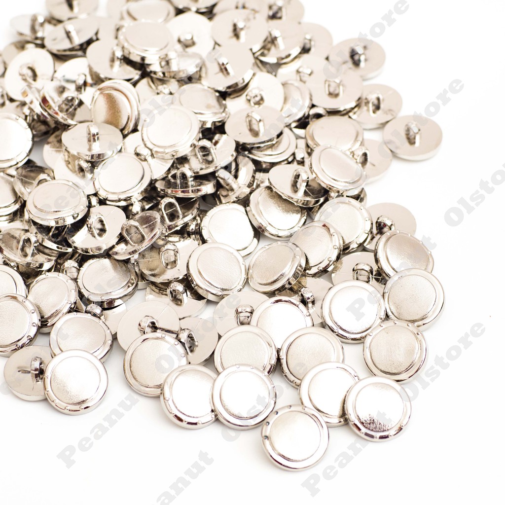 Jual Kancing baju 1,8cm silver/perak 5 titik | Shopee Indonesia