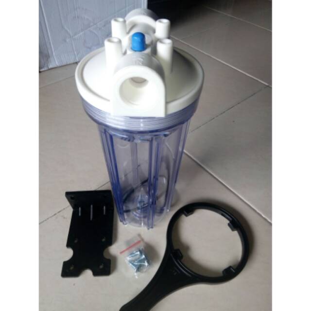Jual Housing drat 1/2" - 10"inch Clear/ bening Nanotec Filter air RO ...