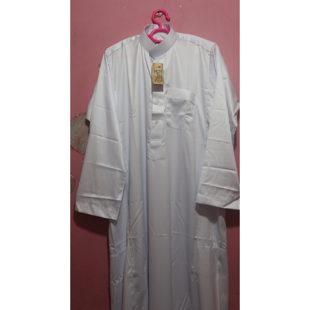 Jual JUBAH AL ASEEL GAMIS AL ASEEL GAMIS PRIA MESIR POLOS PUTIH SIZE ...