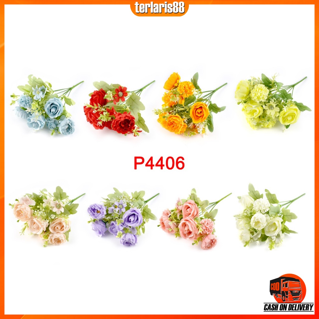 Jual TL88 P4406 BUNGA BUKET BUNGA DEKORASI BUNGA PERHIASAN | Shopee ...