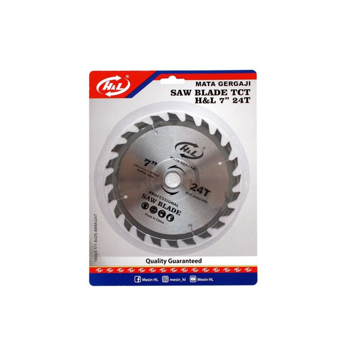 Jual HL Mata Gergaji Circular Saw Blade 7 Inch TCT | Shopee Indonesia