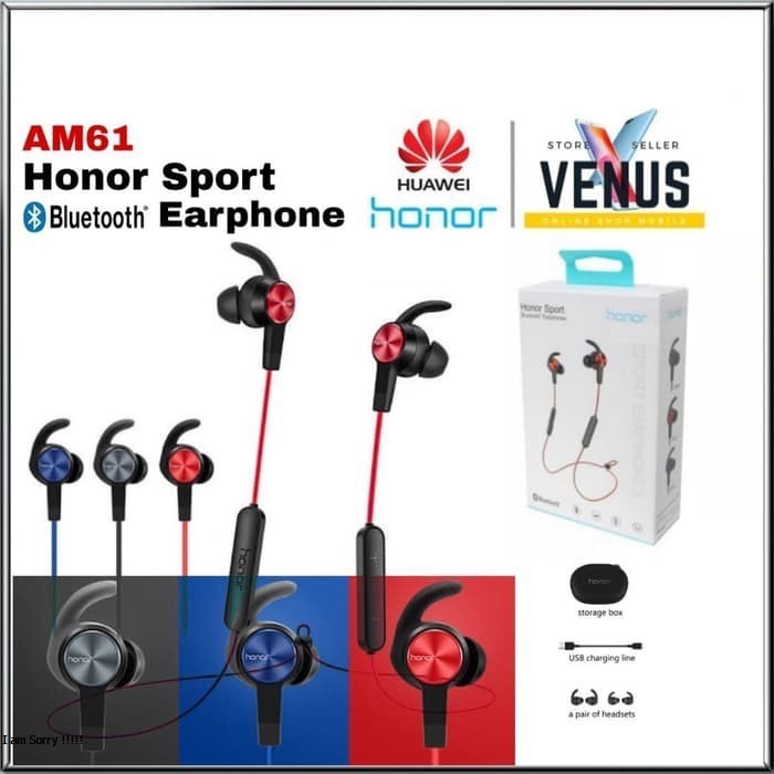 Jual Huawei Honor Sport Bluetooth Earphone - Honor Sport Earphone Am61 ...