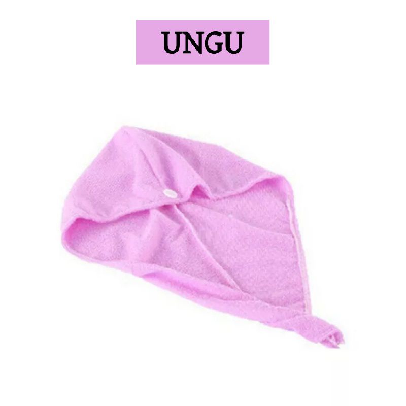 Jual HANDUK KERAMAS MANDI MICROFIBER / HANDUK RAMBUT MAGIC HANDUK ...