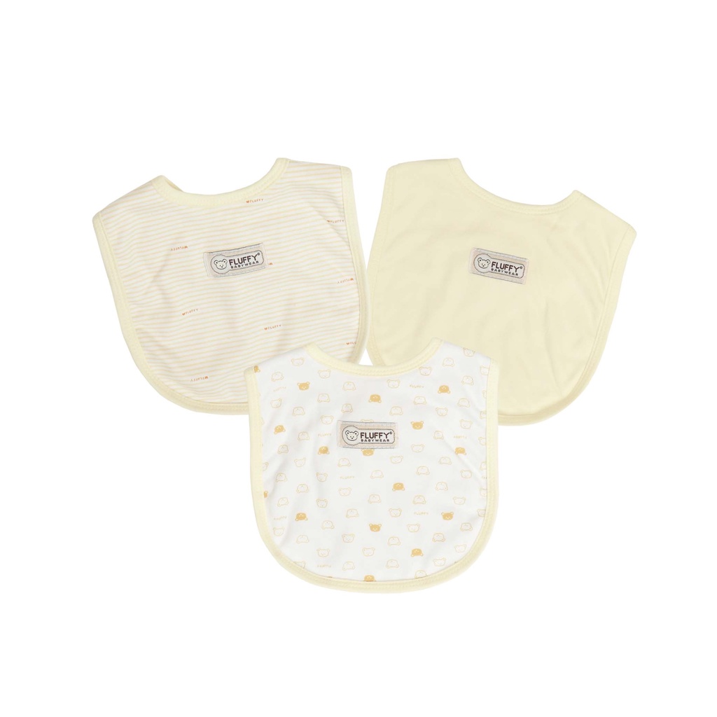 Jual FLUFFY Slaber Bayi Panjang KUNING (Isi 3Pcs) SLPJ KNG NEWBORN ...