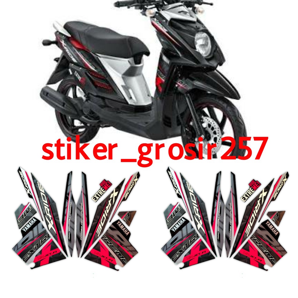 Jual STIKER STRIPING & LIS BODI MOTOR YAMAHA XRIDE X-RIDE 2016 2017 ...