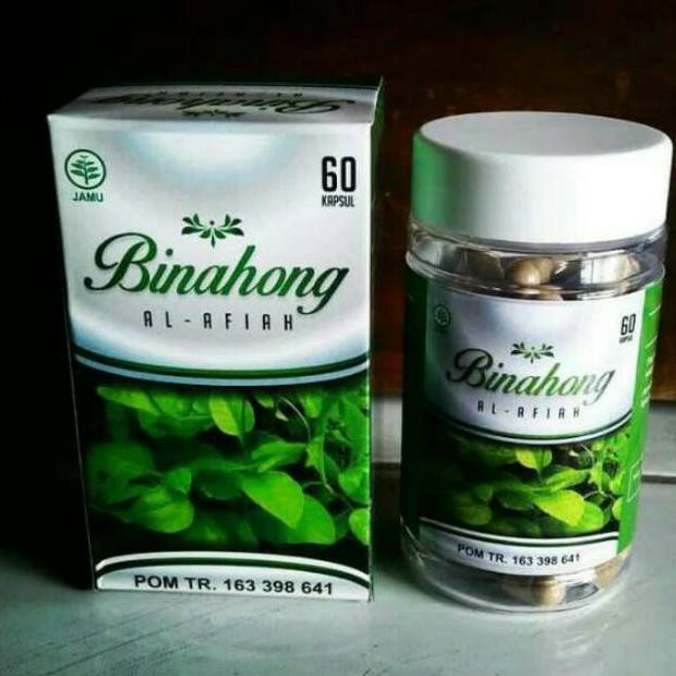 Jual Kapsul Ekstrak Daun Binahong Al Afiah Isi 60 Sudah Terdaftar