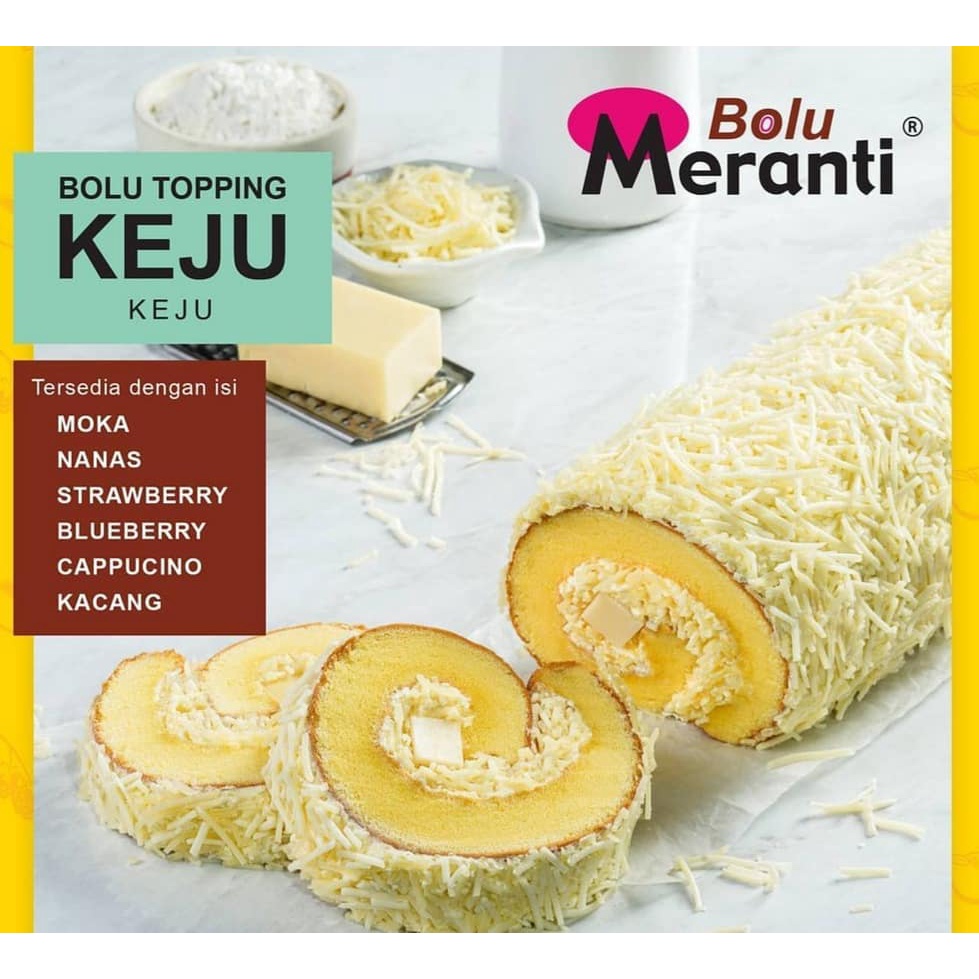 Jual BOLU MERANTI KACANG TOPPING KEJU BM044 | Shopee Indonesia
