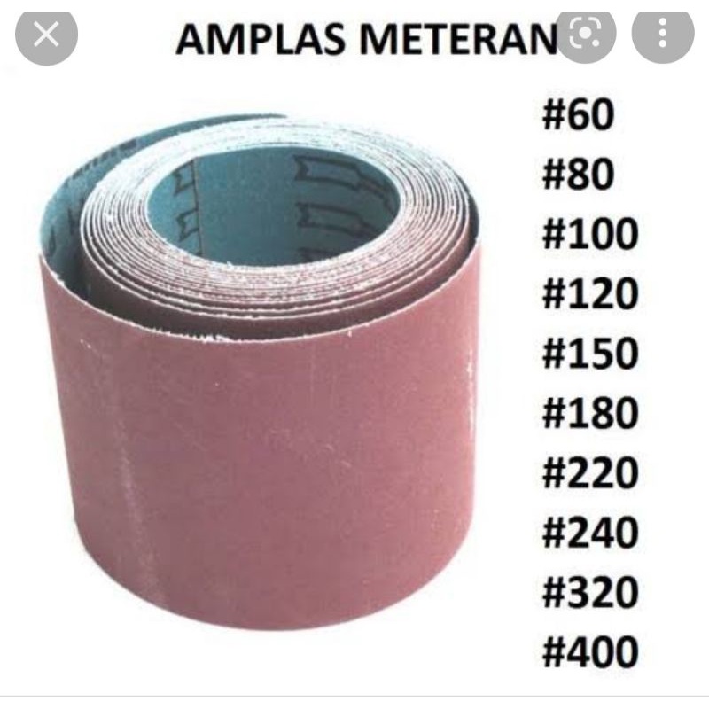 Jual amplas meteran halus dan kasar | Shopee Indonesia