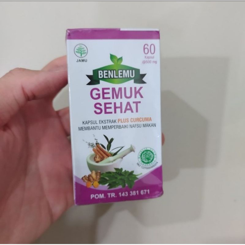 Jual Kapsul Gemuk Sehat | BENLEMU Isi 60kpsl | Shopee Indonesia