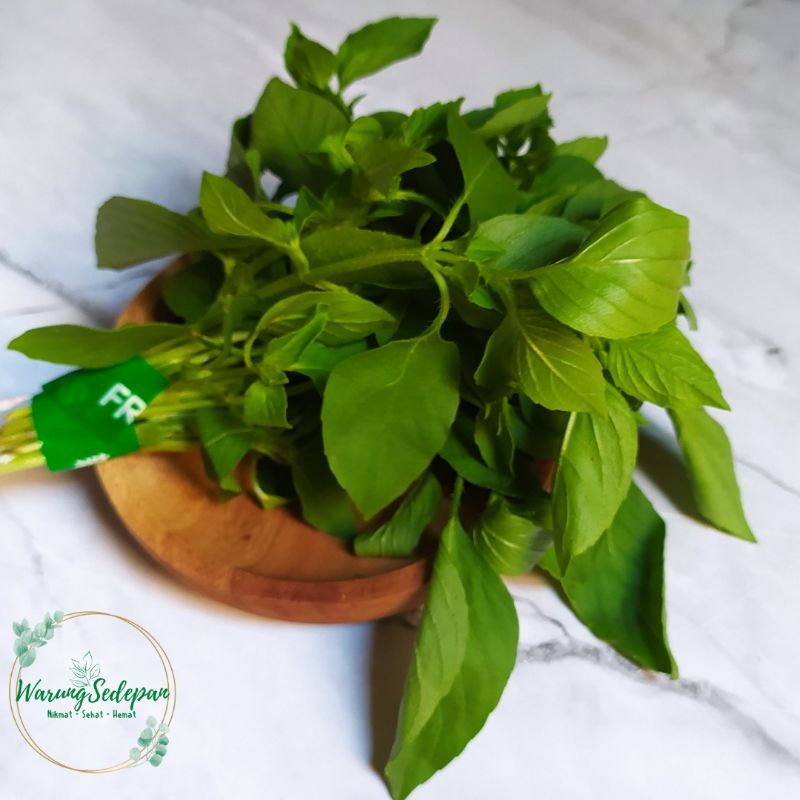 Jual Daun Kemangi Segar per ikat Daun Lalap Sayur Segar Cikarang Sayur ...